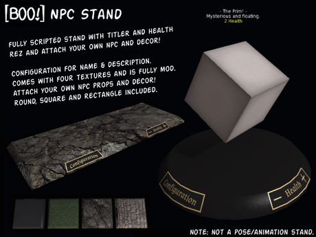 Second Life Marketplace - [BOO!] NPC Stand
